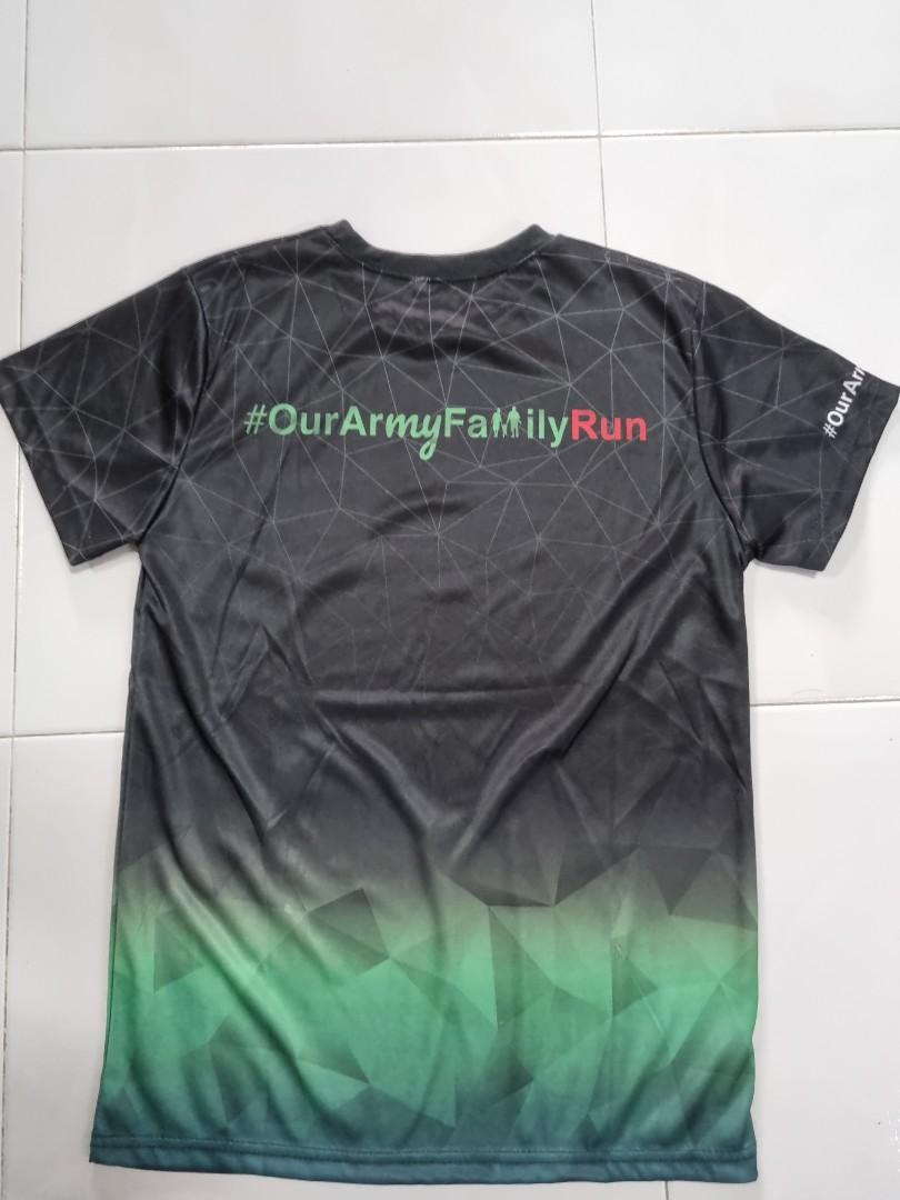 SAF Army Run Shirt, Men's Fashion, Tops & Sets, Tshirts & Polo Shirts ...