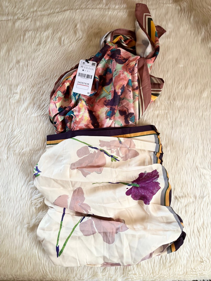Floral skirt and top coords XS, Women's Fashion, Dresses & Sets, Sets ...