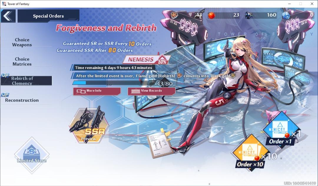 ||SALE||NEMESIS, Samir, King, Zero TOWER OF FANTASY TOF, Video Gaming ...