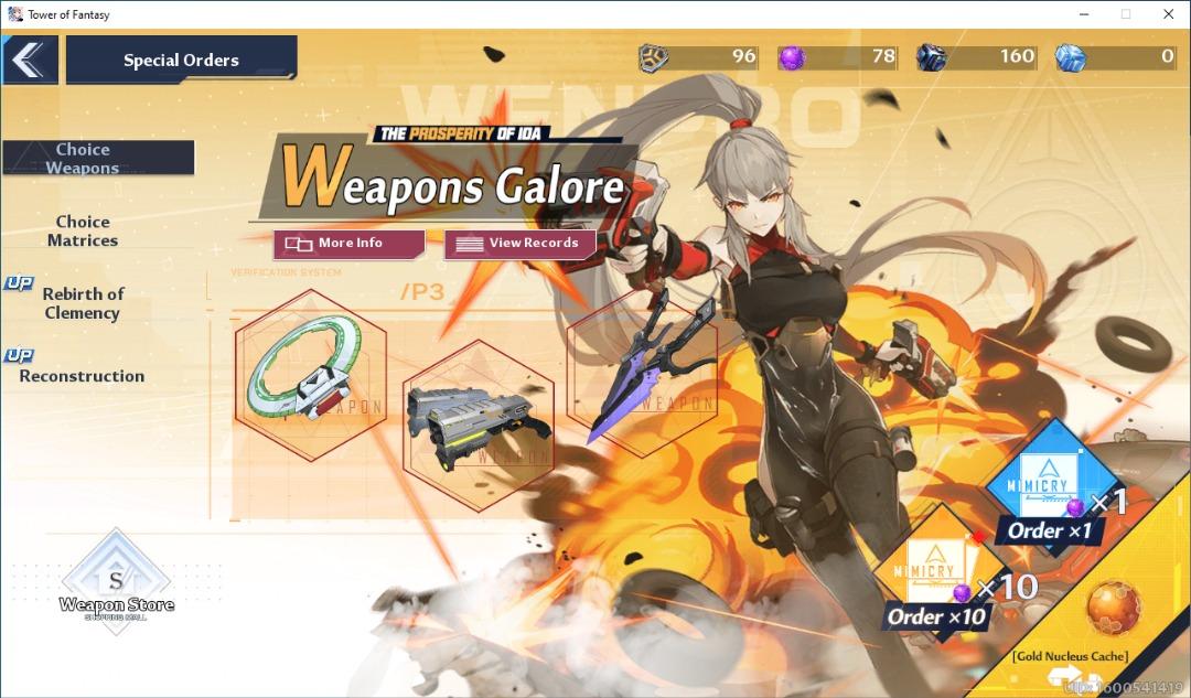 ||SALE||NEMESIS, Samir, King, Zero TOWER OF FANTASY TOF, Video Gaming, Video Games, Others on ...