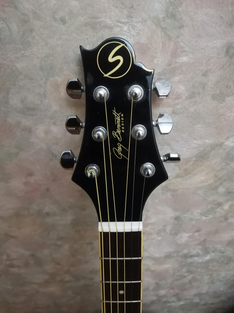 Samick Greg Bennett Acoustic Guitar, Hobbies & Toys, Music & Media, Musical Instruments on Carousell