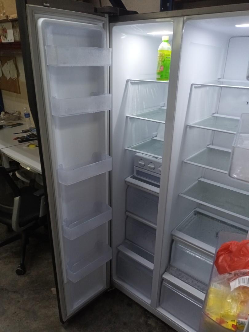 Samsung glass door side by side refrigerator fridge inverter 4ticks ...