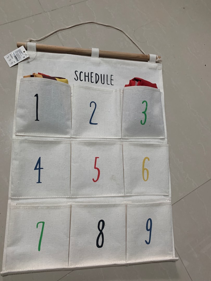 Schedule chart, Hobbies & Toys, Toys & Games on Carousell