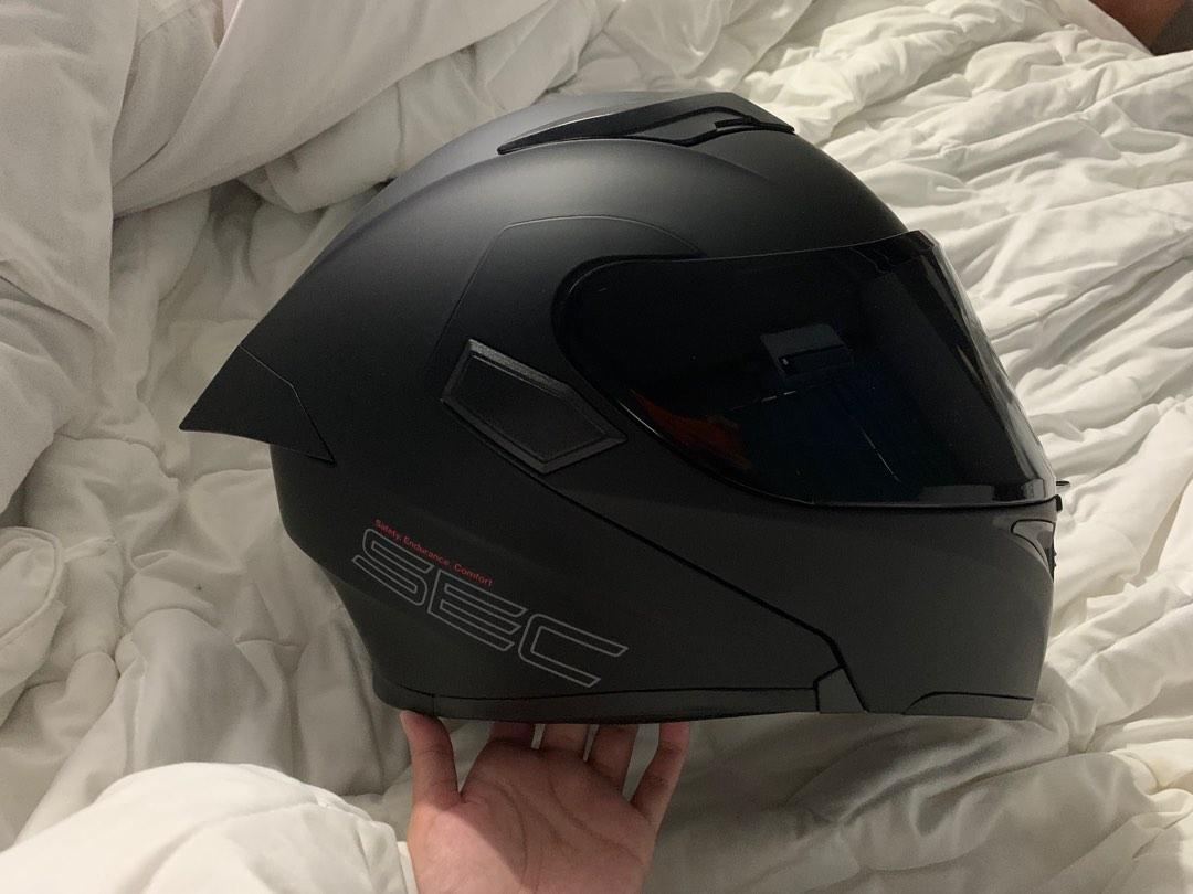 SEC Windstorm V3 Helmet Matte Black, Motorbikes, Motorbike Parts ...