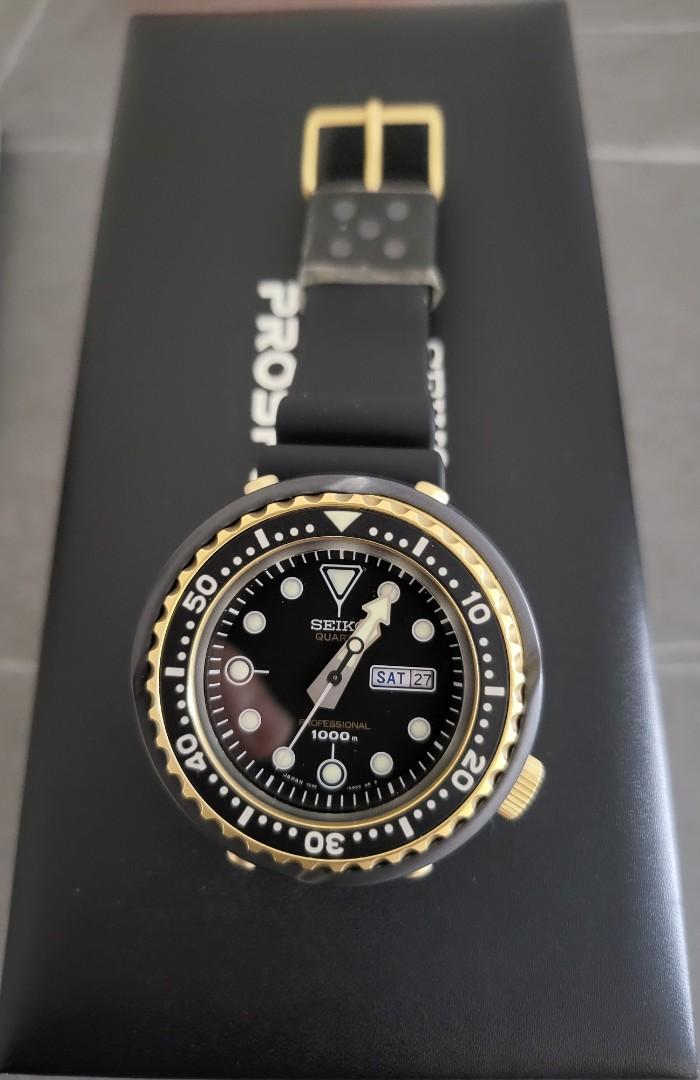Seiko Golden Tuna 1978 (Quartz) Reissue S23626J1/SBBN040, Men's Fashion ...