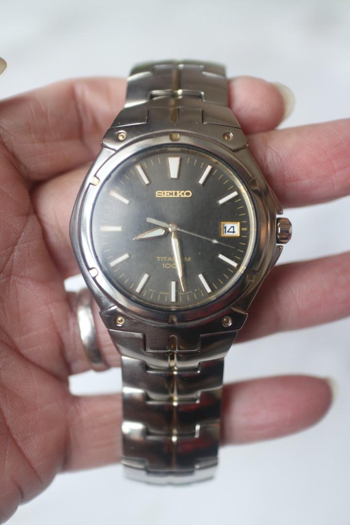 Seiko Titanium Watch, Men's Fashion, Watches & Accessories, Watches on ...