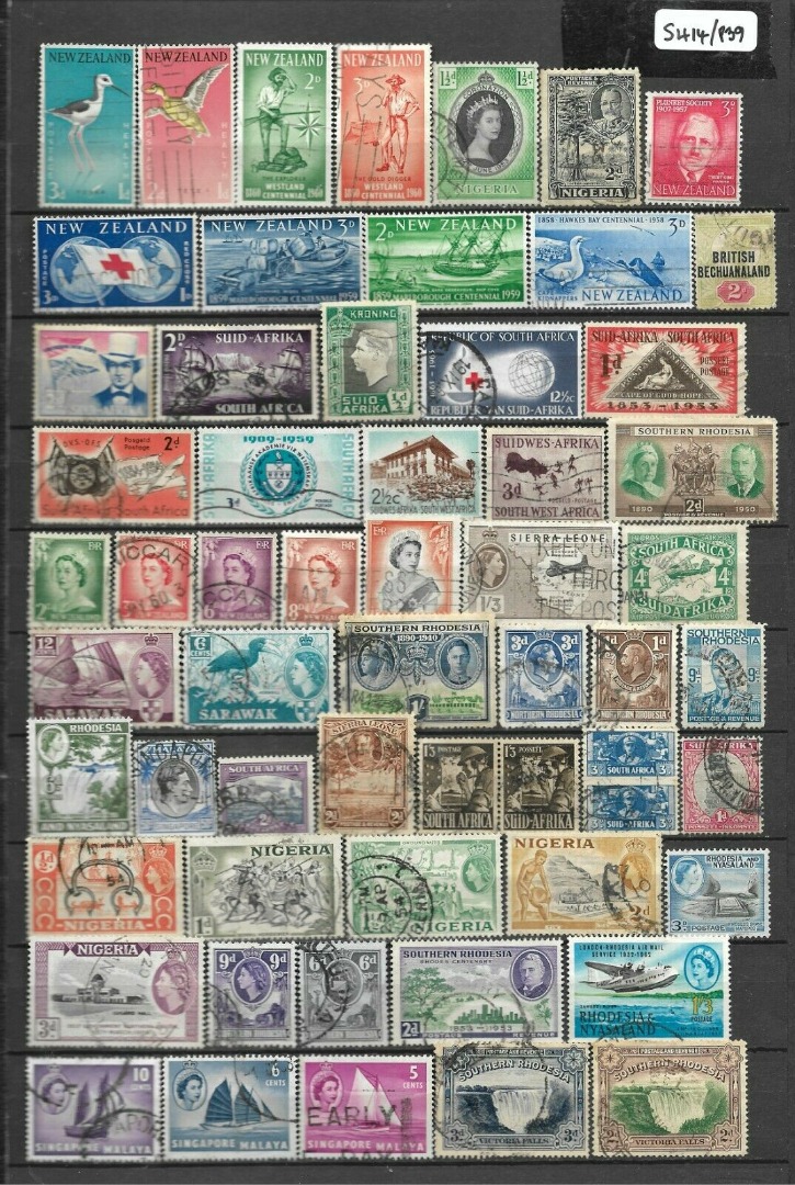 Selection of Vintage Commonwealth Stamps, Hobbies & Toys, Memorabilia ...