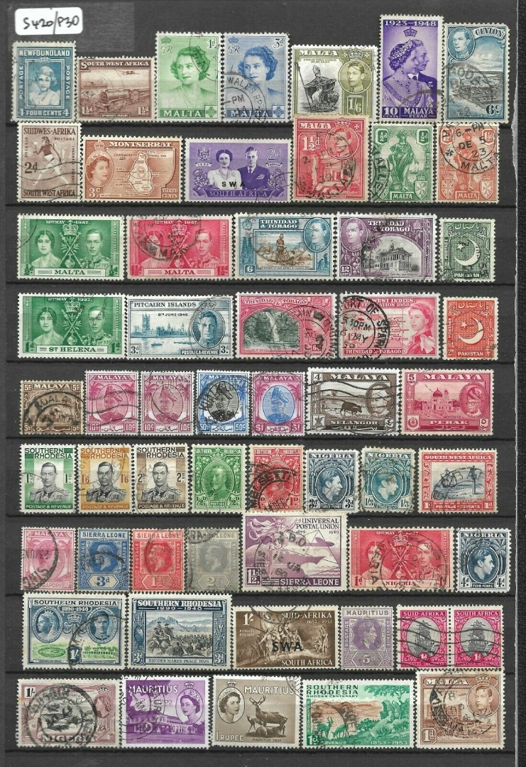Selection of Vintage Commonwealth Stamps, Hobbies & Toys, Memorabilia ...