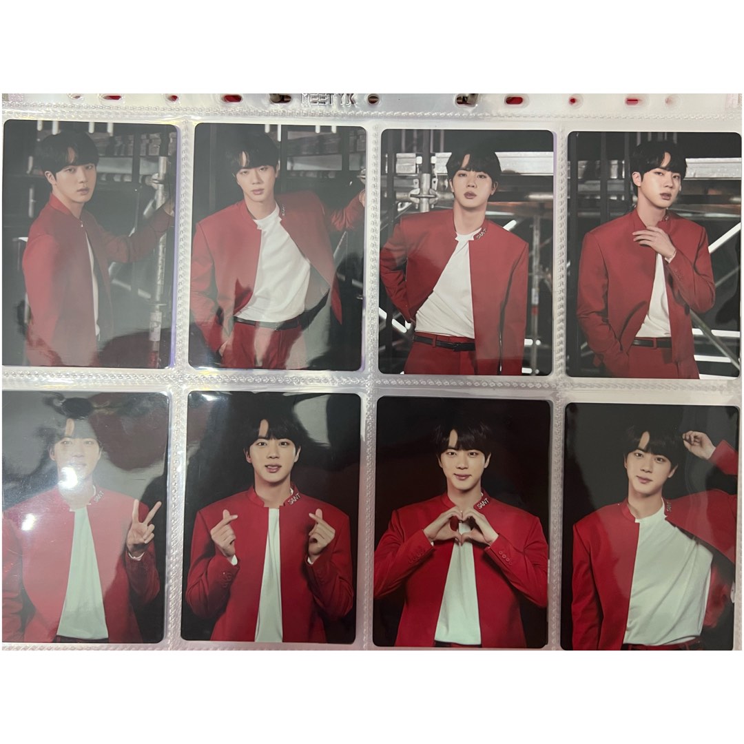 BTS Seokjin/ Jin full complete set photo-card., Hobbies & Toys ...