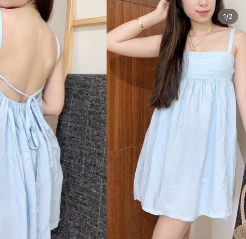 Sexy dress in baby blue, Women's Fashion, Dresses & Sets, Dresses on ...