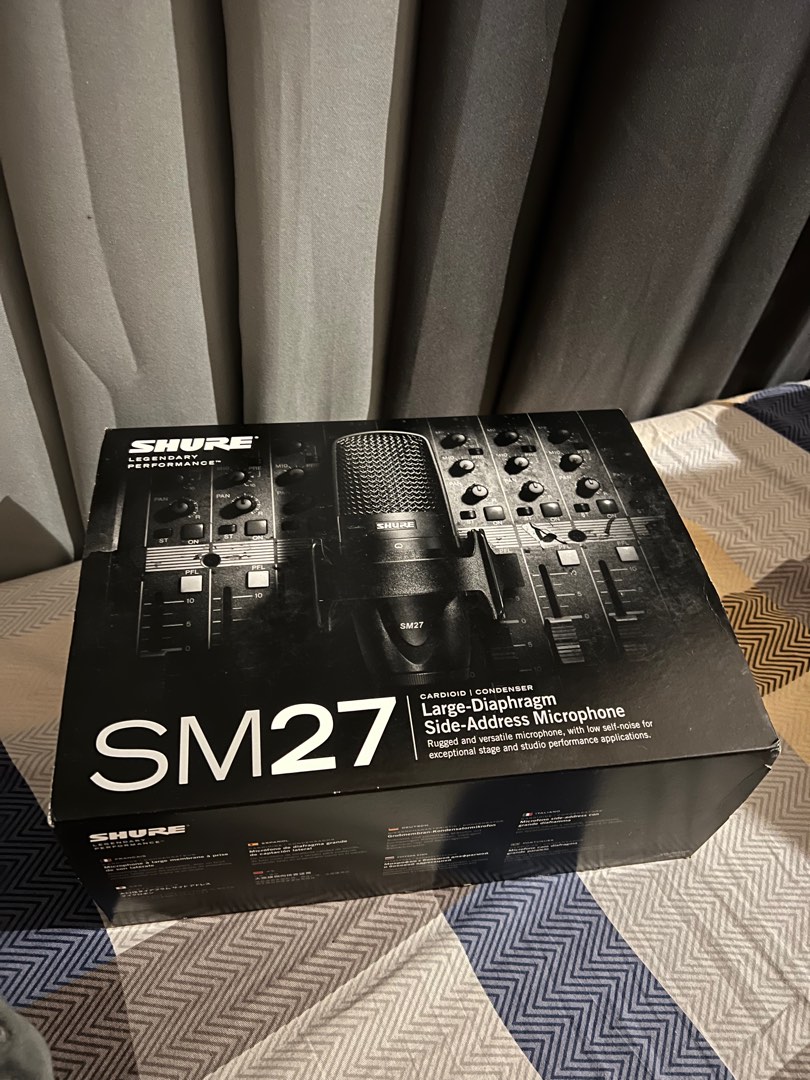 Shure SM27 Cardioid Condenser Microphone, Audio, Microphones on Carousell