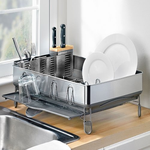 Simplehuman dish rack kitchen ikea, Furniture & Home Living, Bathroom ...
