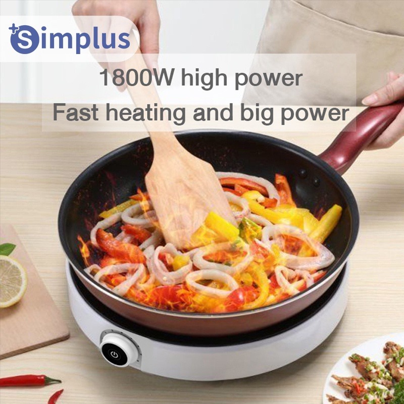 Simplus Induction Cooker 26cm 1800w 9 Temperture Settings Overheat ...