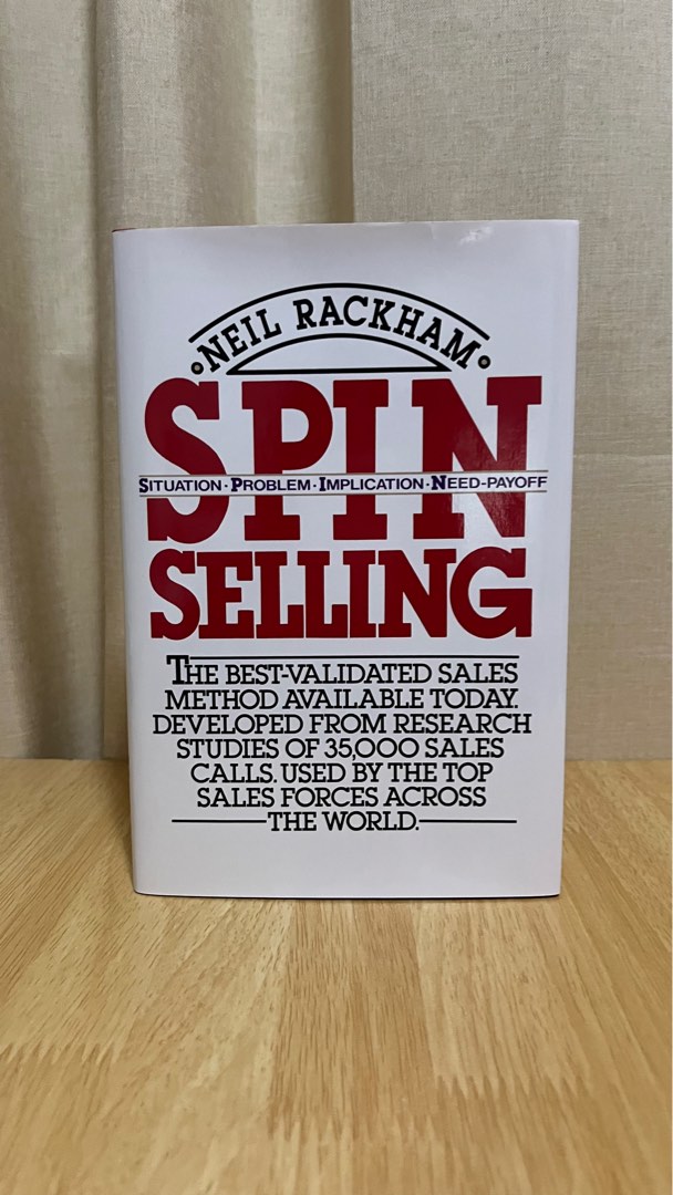 SPIN Selling by Rackham, Neil, Hobbies & Toys, Books & Magazines ...