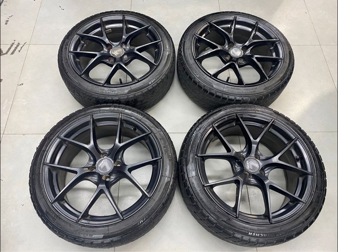 Sport Rim original Lenso Jager Dyna 17 inci pcd100, Auto Accessories on ...