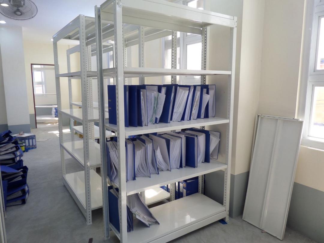 Steel Racks shelves standee filling open cabinet, Furniture & Home ...