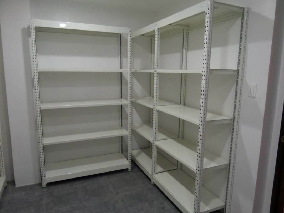 Steel Racks shelves standee filling open cabinet, Furniture & Home ...