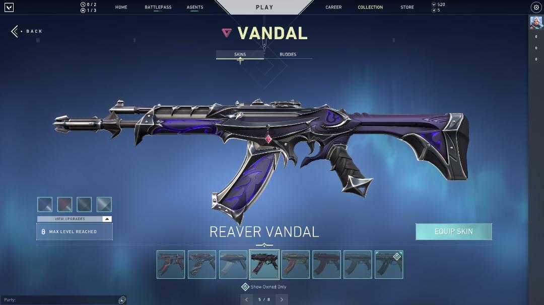 Super Stacked Valorant Account Reaver 2.0 Bundle Ascendant 1, Video ...