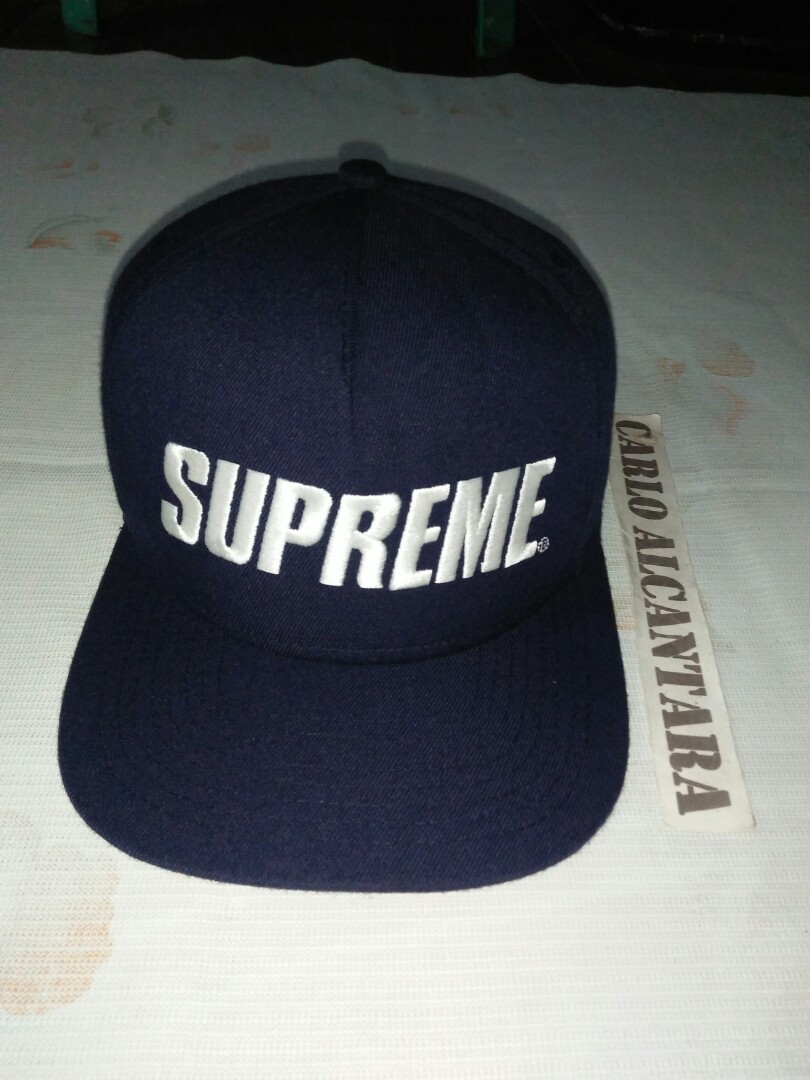 Supreme script, Men's Fashion, Watches & Accessories, Caps & Hats on ...