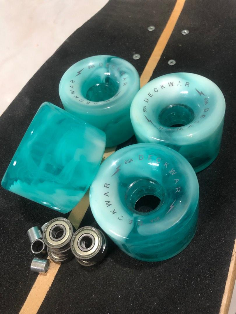 SURFSKATE WHEELS 71x51 with bearings, Sports Equipment, Sports & Games ...