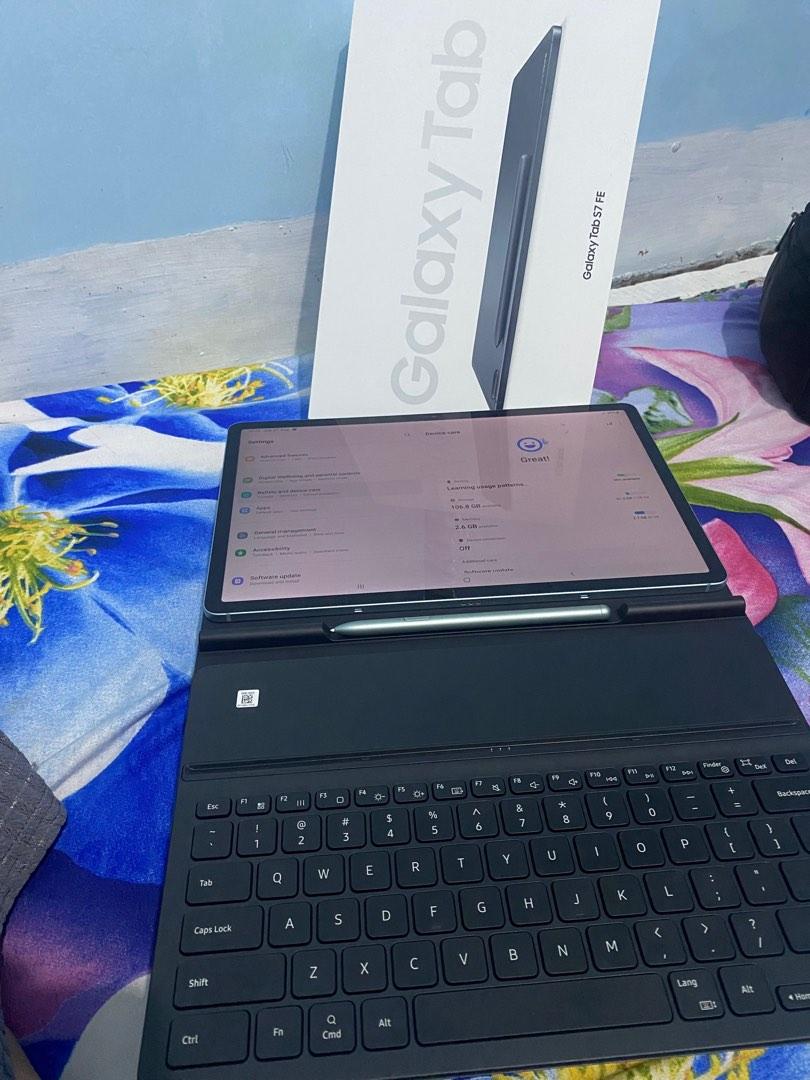 TAB S7 FE WITH SIM COMPLETE WITH KEYBOARD, Mobile Phones & Gadgets ...