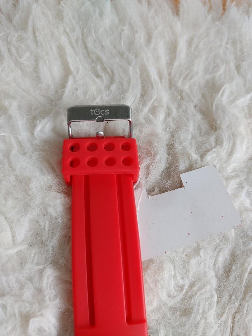 Tocs QUARTZ Red Watch, Women's Fashion, Watches & Accessories, Watches ...