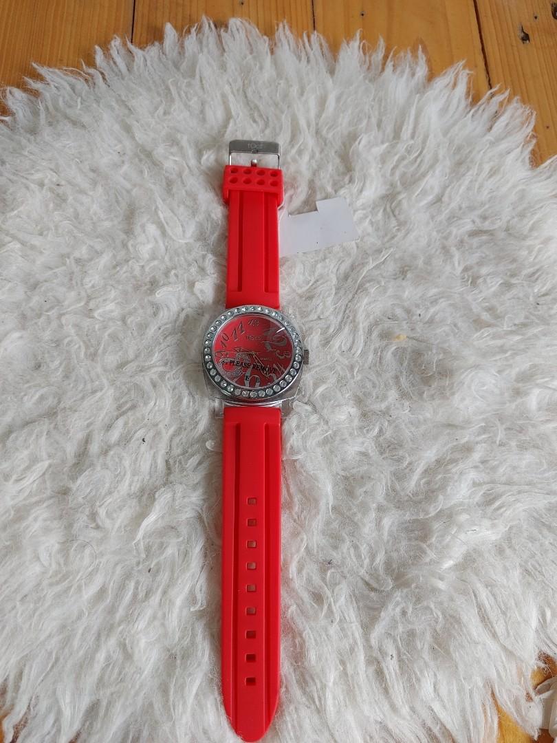 Tocs QUARTZ Red Watch, Women's Fashion, Watches & Accessories, Watches ...