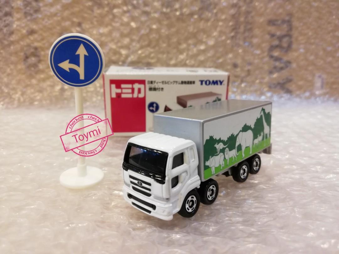Tomica Special Edition Hino Animal Safari Carrier With Road sign ...