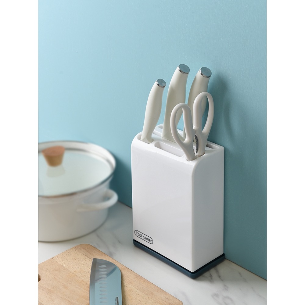 Tool Carrier Kitchen Knife Scissors Holder Rack Organizer Stand with ...
