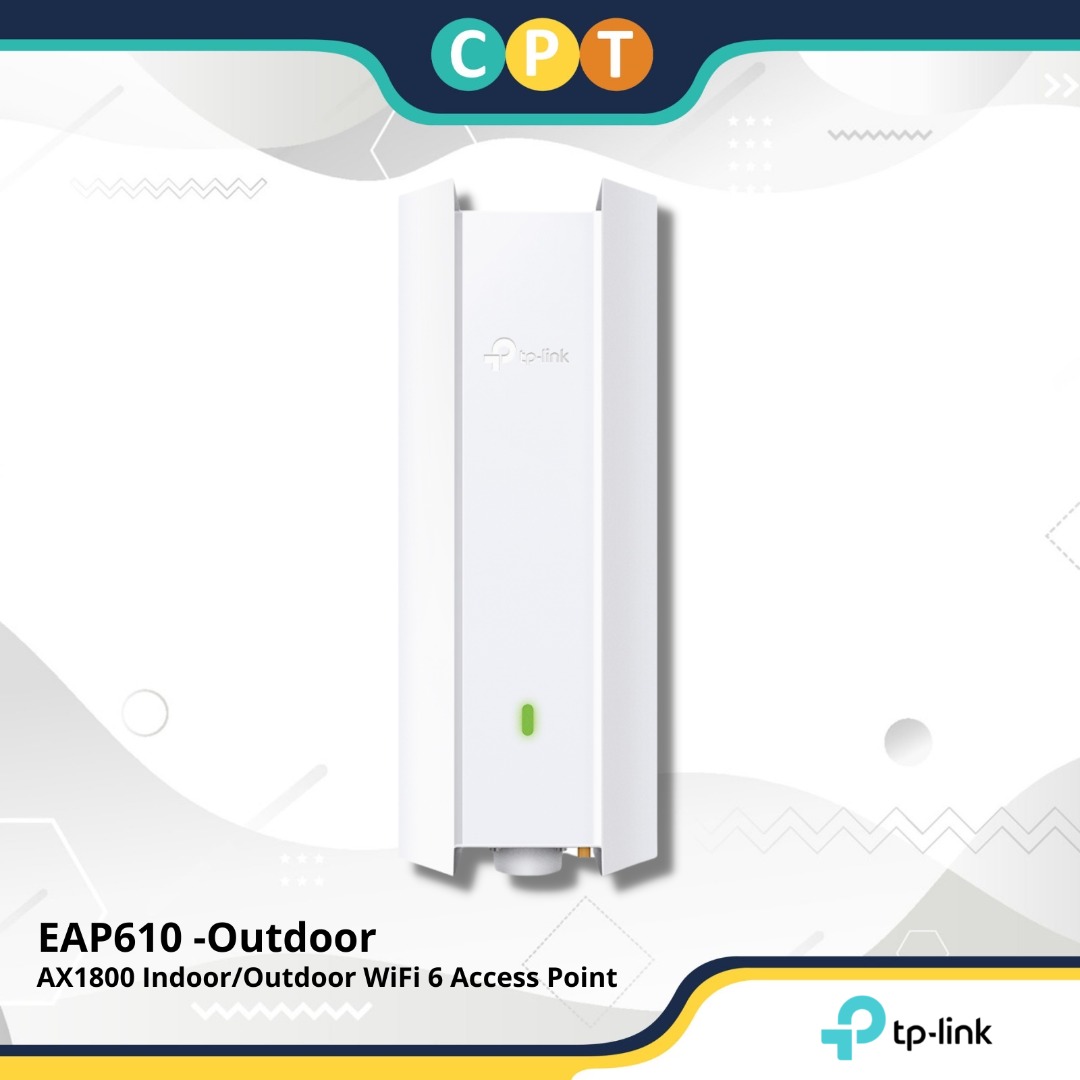 TP-Link EAP610 OUTDOOR AX1800 Indoor/Outdoor WiFi 6 Access Point ...