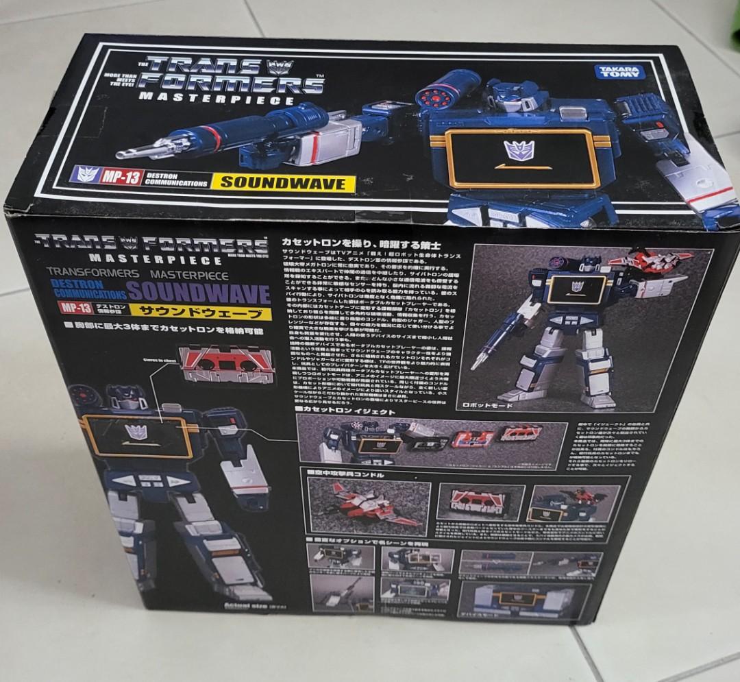 Transformers Masterpiece MP-13 SOUNDWAVE (Original) Takara Tomy ...