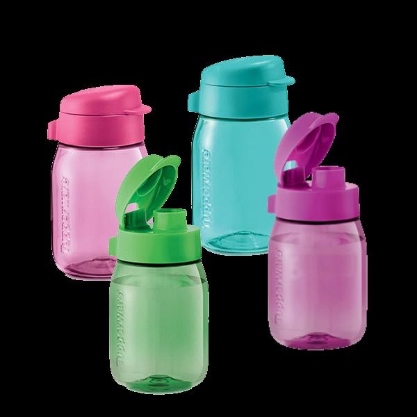 Tupperware Cute2Go Bottle (350ml) - Blue, Furniture & Home Living ...
