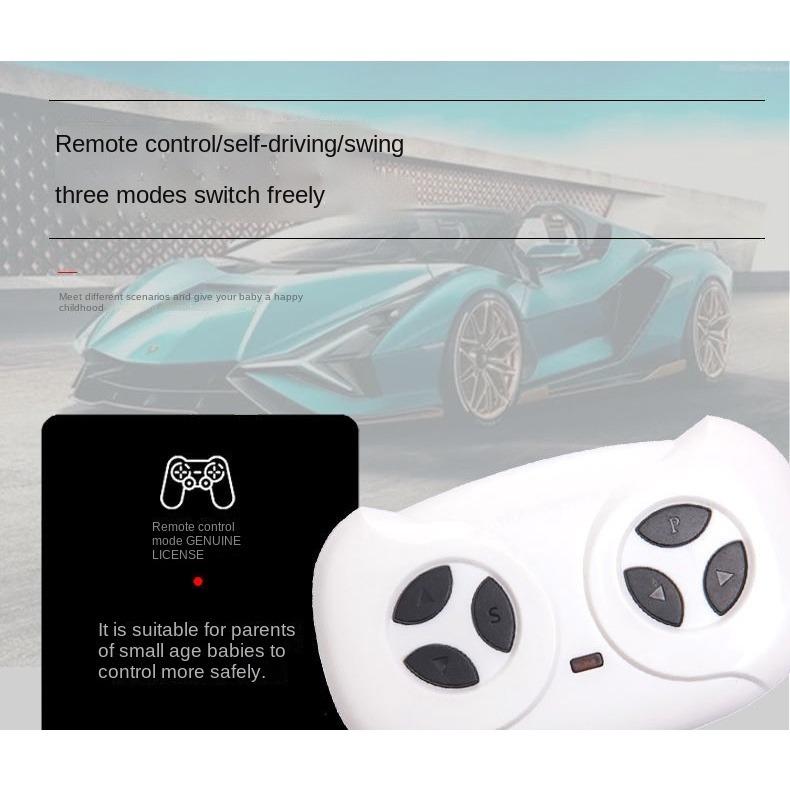 uper Large Rambo Children's Electric Vehicle Four-wheel Car Toy Car Can ...