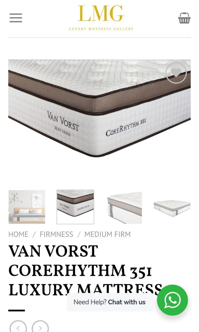Van Vorst CoreRhythm Luxury Mattress 351, Furniture & Home Living ...