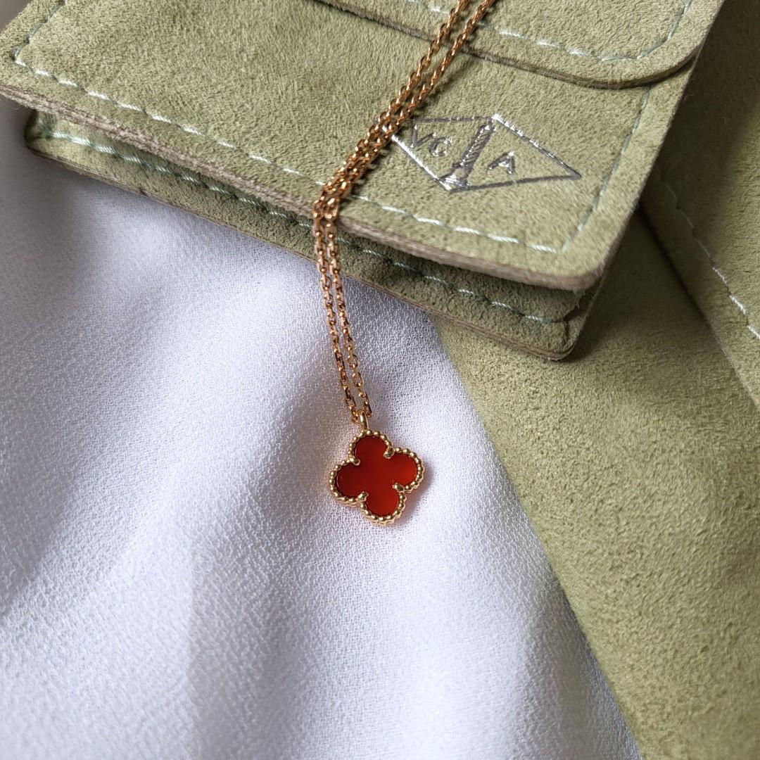 VCA Sweet Alhambra Necklace, Luxury, Accessories on Carousell