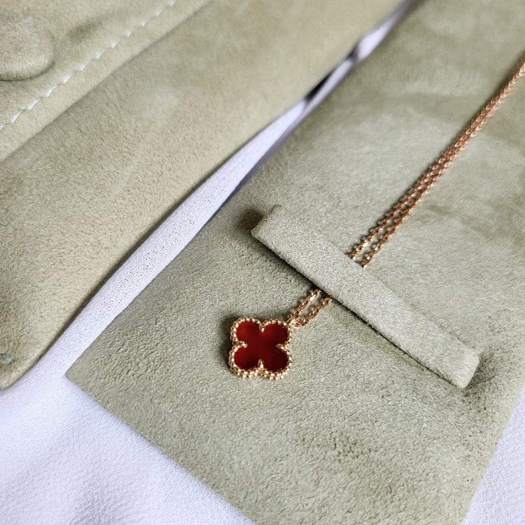 VCA Sweet Alhambra Necklace, Luxury, Accessories on Carousell