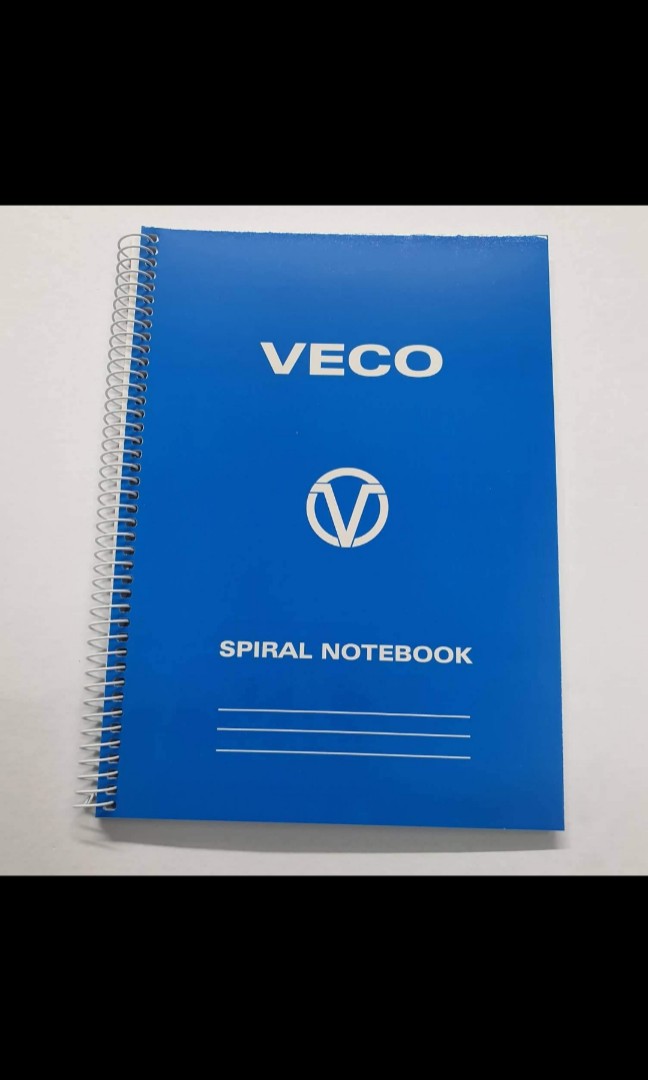 veco college spiral Notebook 80 sheets, Hobbies & Toys, Stationary ...