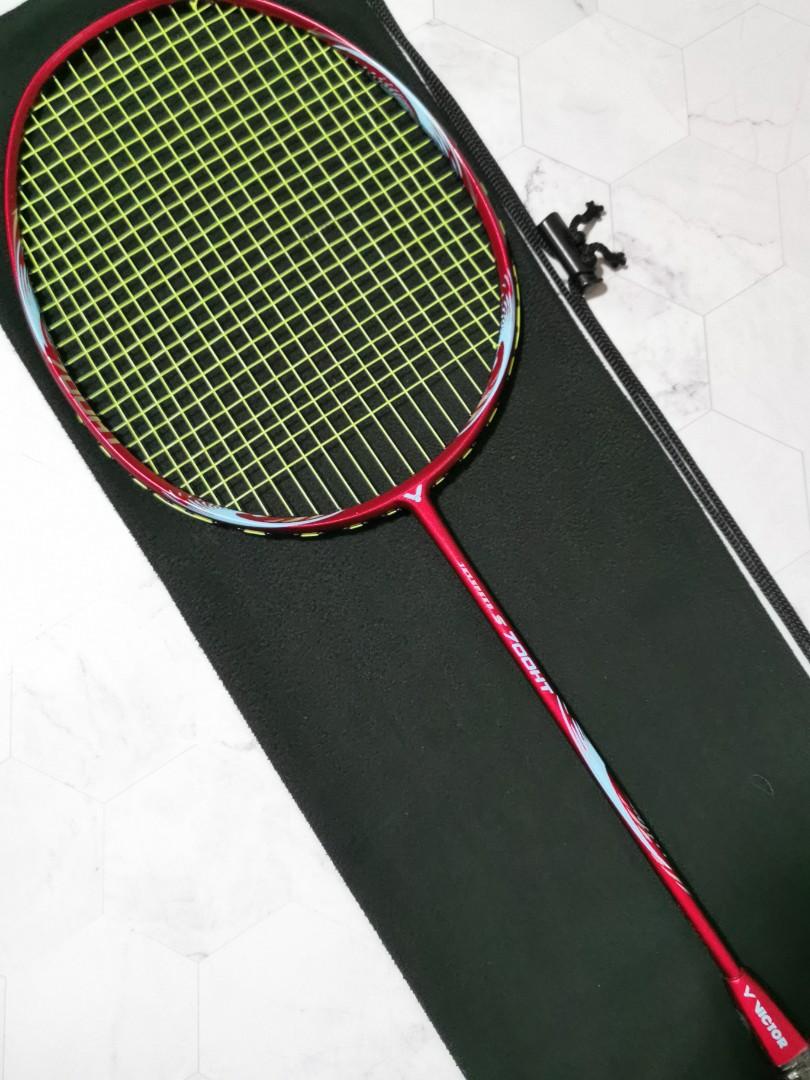 Victor Jetspeed S 700HT Badminton Racket Kawasaki Li Ning Yonex Mizuno Felet Apacs Kumpoo Gosen ...