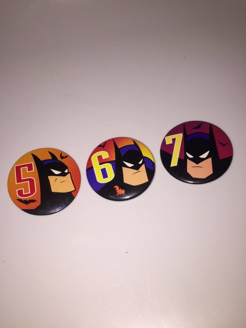 VINTAGE 1995 BATMAN PIN BATCHES, Hobbies & Toys, Collectibles ...
