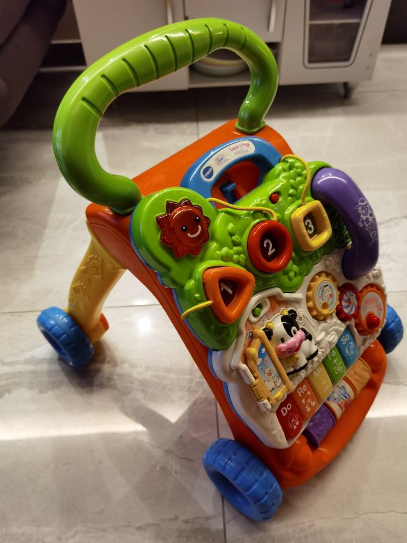 VTech Sit-to-Stand Learning Walker,Orange, Hobbies & Toys, Toys & Games ...