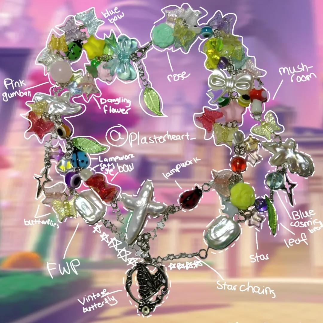 (CLEARING!)Weirdcore necklaces and bracelets!, Women's Fashion, Jewelry ...