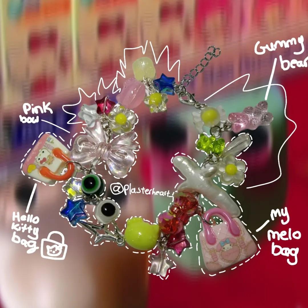 (CLEARING!)Weirdcore necklaces and bracelets!, Women's Fashion, Jewelry ...