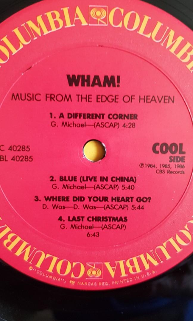 Wham lp vinyl record, Hobbies & Toys, Music & Media, Vinyls on Carousell
