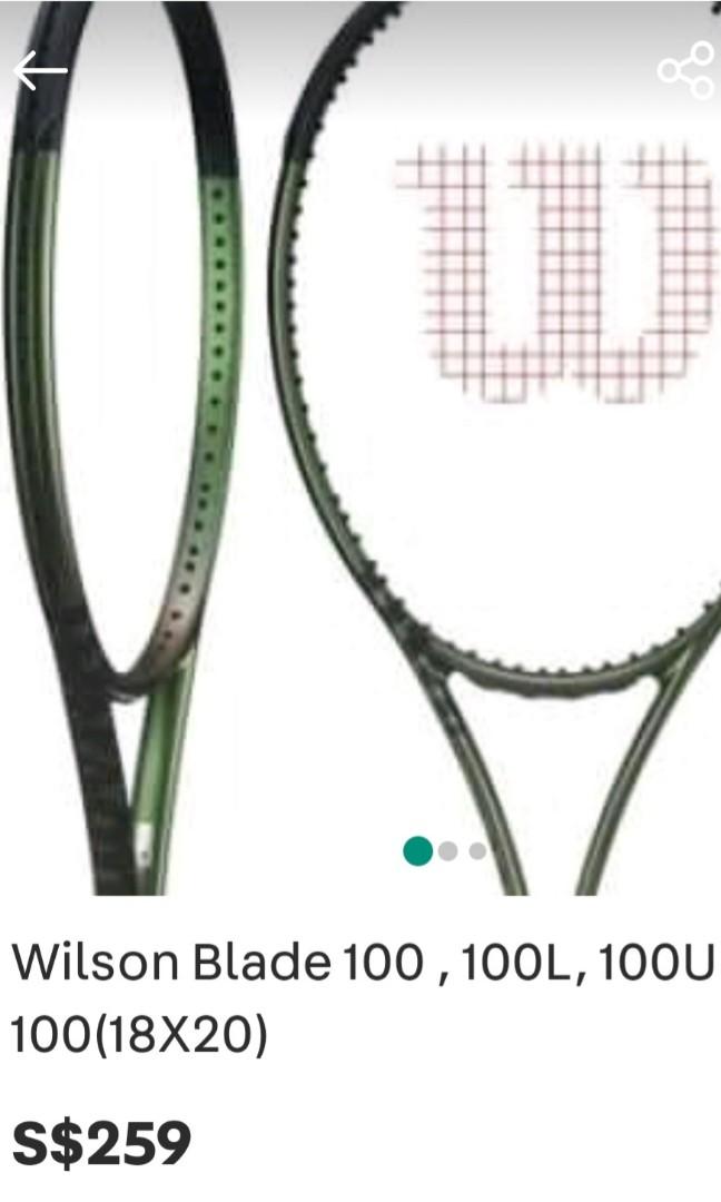 Wilson Blade 100UL V8 latest model tennis Racket not Babolat Head Yonex ...