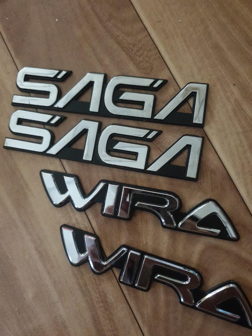 WIRA SAGA EMBLEM, Auto Accessories on Carousell