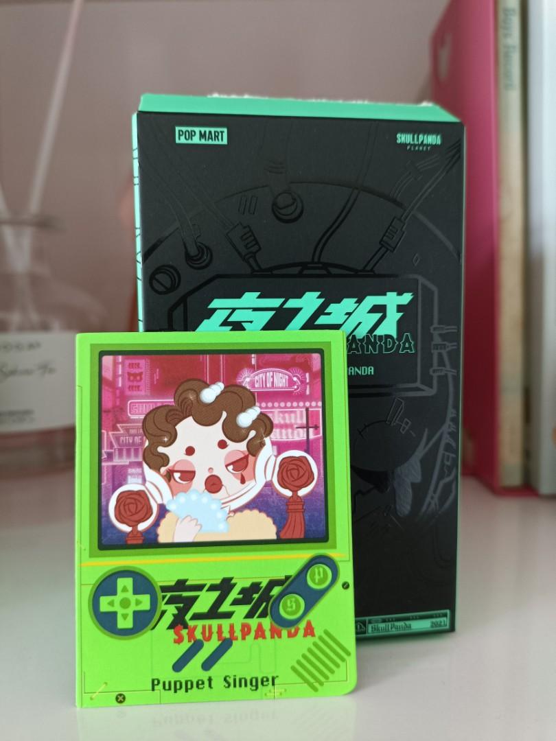 POPMART SKULLPANDA city of night series puppet singer, Hobbies & Toys ...