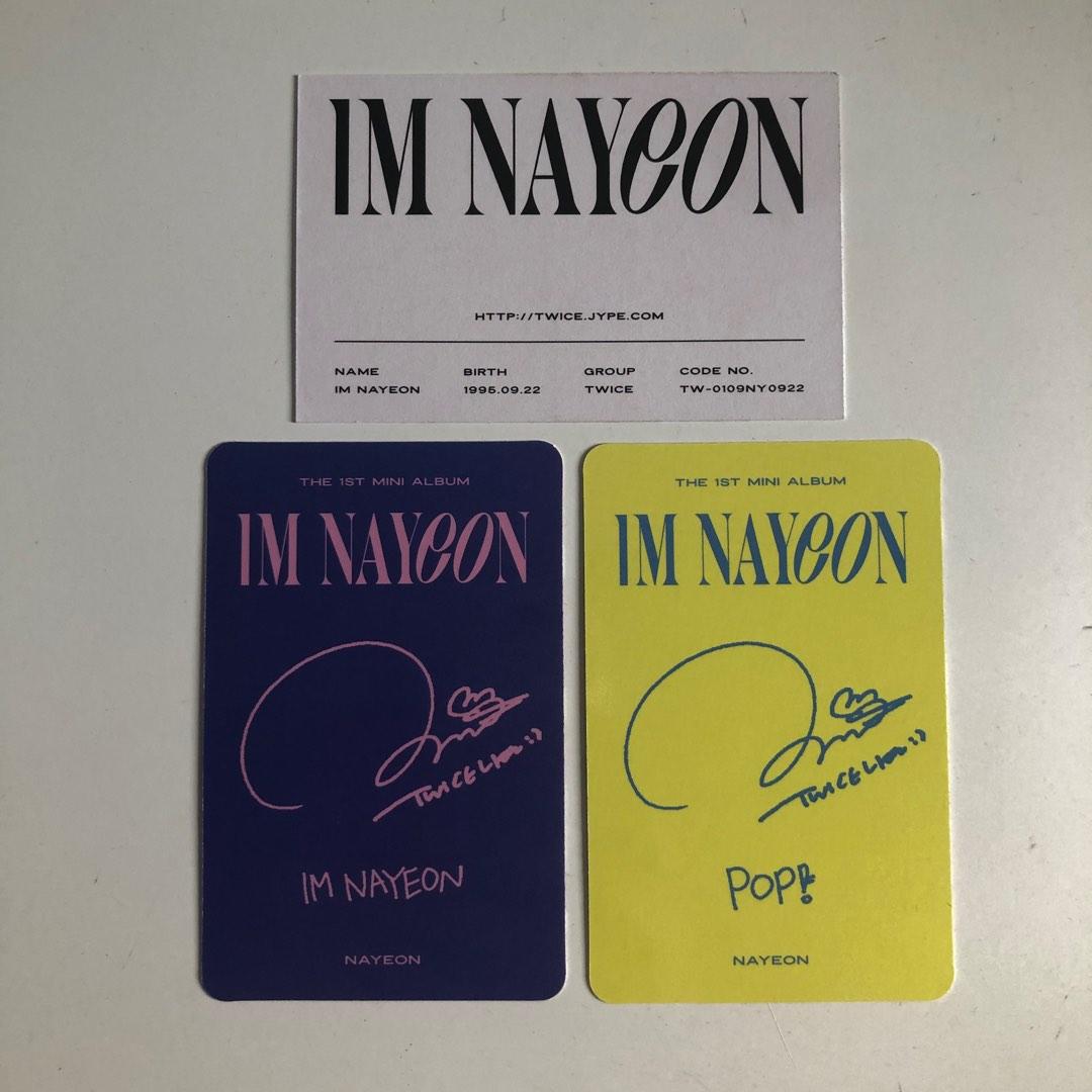 [WTT] IM NAYEON album inclusions, Hobbies & Toys, Memorabilia ...