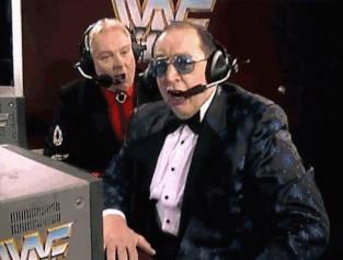 wwe wwf gorilla monsoon bobby the brain heenan classic commentary with ...