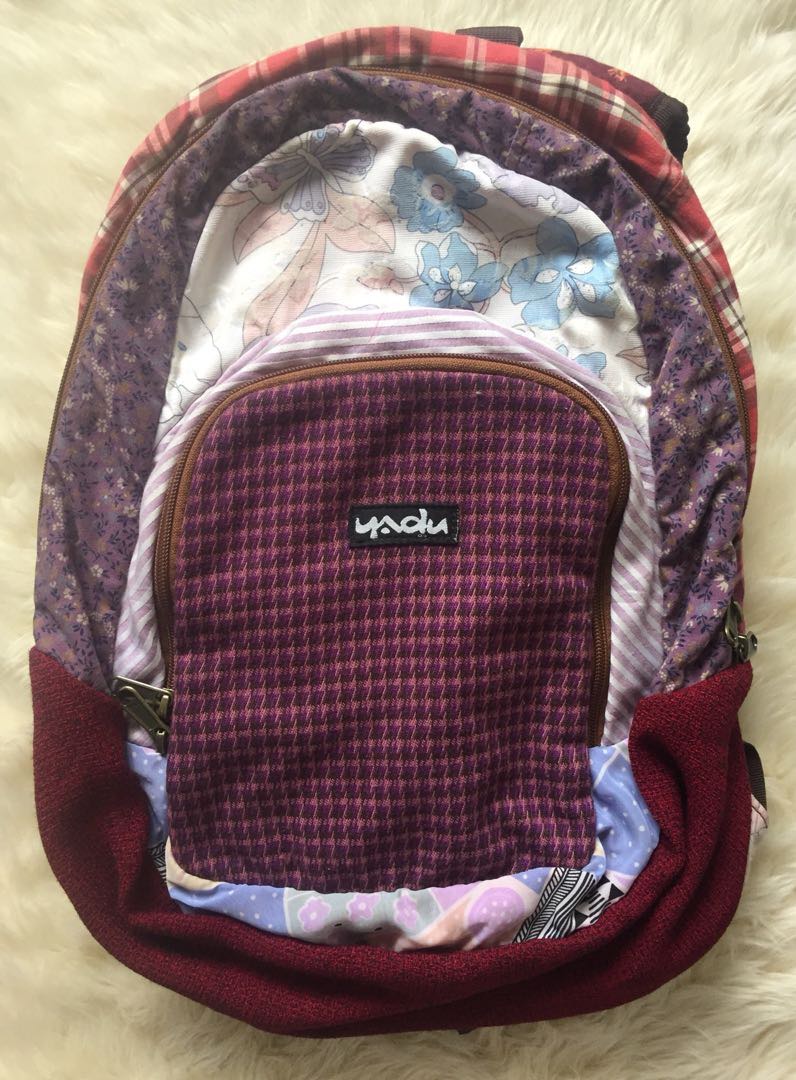 Yadu Backpack with hood, Women's Fashion, Bags & Wallets, Backpacks on Carousell