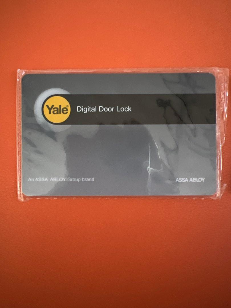 Yale Door Lock Card ASSA ABLOY, Furniture & Home Living, Security ...